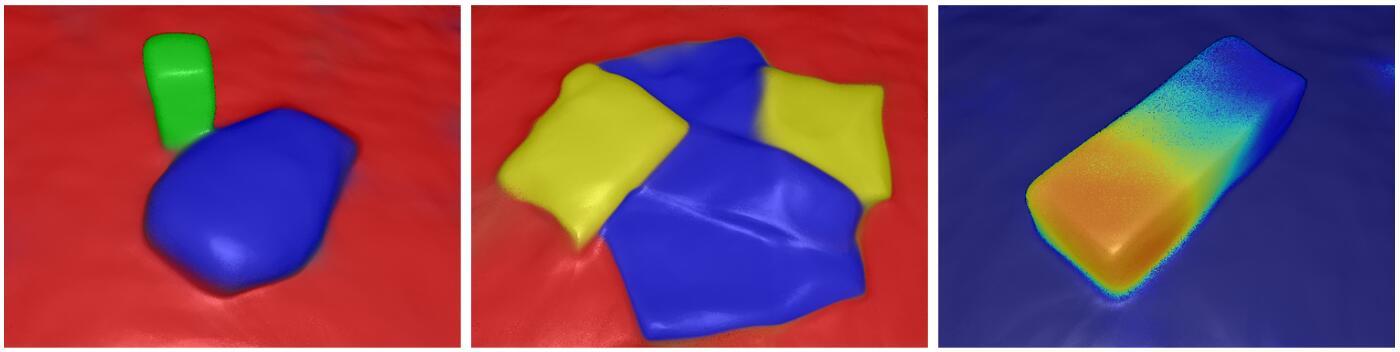 Real-time Mapping of Physical Scene Properties with an Autonomous Robot Experimenter